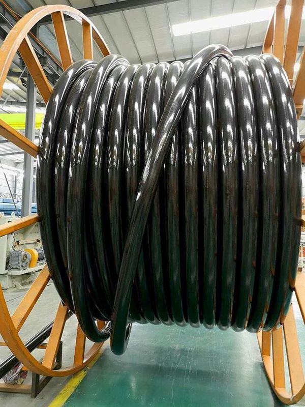 Tensile Resistant Solid Wall PVC Pipe , Continuous Composite Pipe Systems