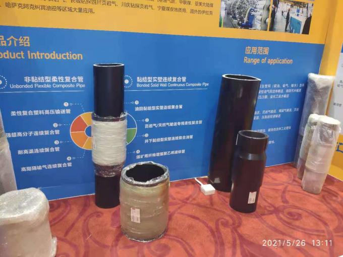 Fiberglass PVC Flexible Ultra High Polymer Continuous Composite Pipe ...